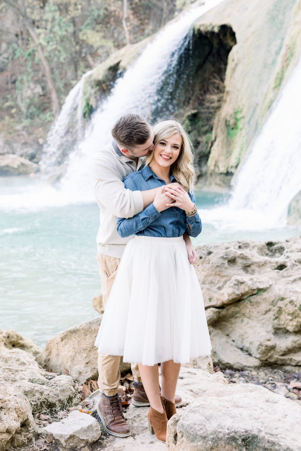 Waterfall Engagement Session – Bajan Wed