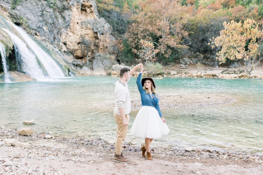 Waterfall Engagement Session – Bajan Wed