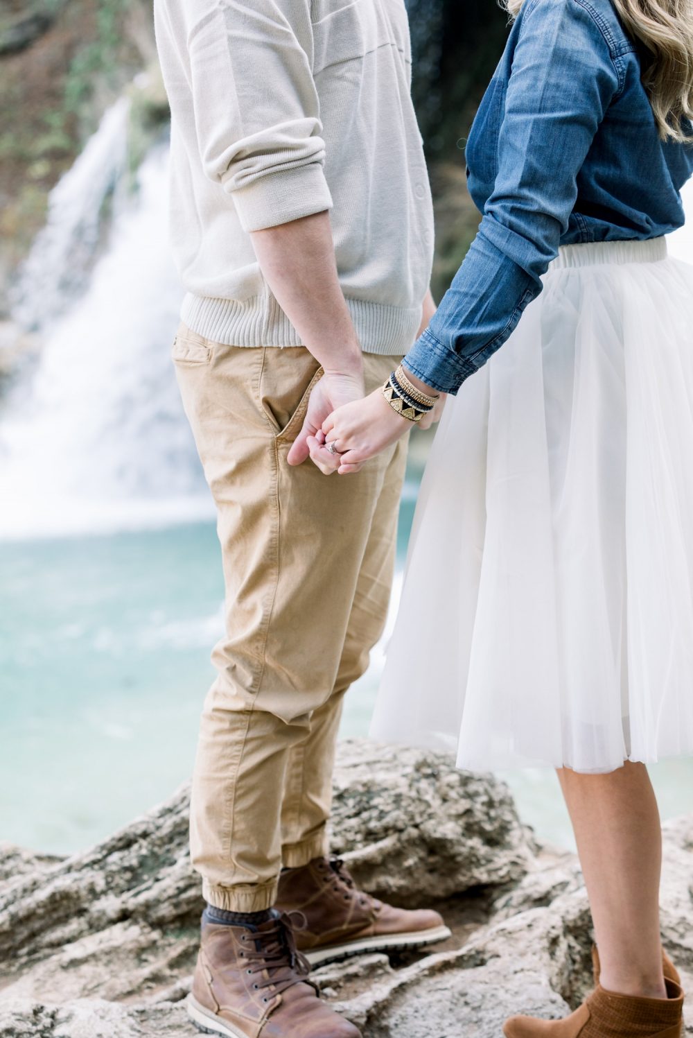 Waterfall Engagement Session – Bajan Wed