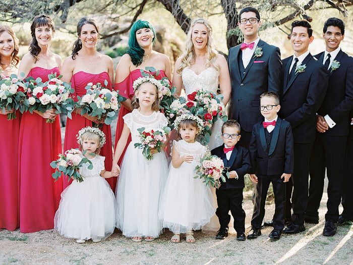 Brightly Colored Desert Wedding | Bajan Wed